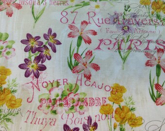 French themed fabric | Etsy