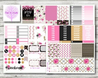Items similar to Spring Floral Weekly Kit | PRINTABLE pdf jpg | Spring ...