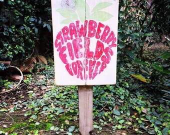 Strawberry signs | Etsy