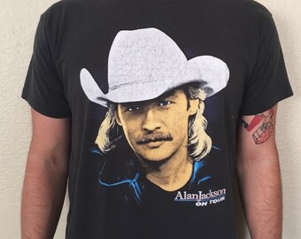 Alan jackson tshirt | Etsy