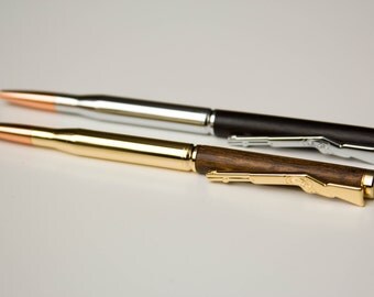 Items similar to NEW Upcycled Bullet Shell with Recycled Sea Glass ...