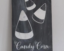 Unique candy corn sign related items | Etsy