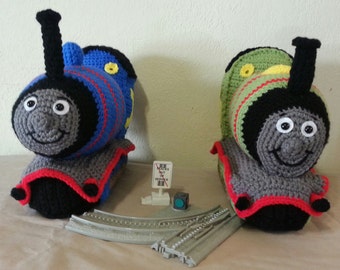 Train crochet | Etsy