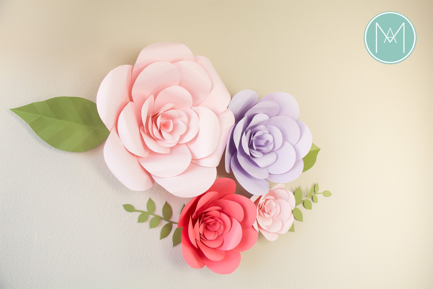 Giant Paper Flower Firenze Style PATTERNS VIDEO