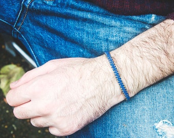 Unique mens string bracelet related items | Etsy