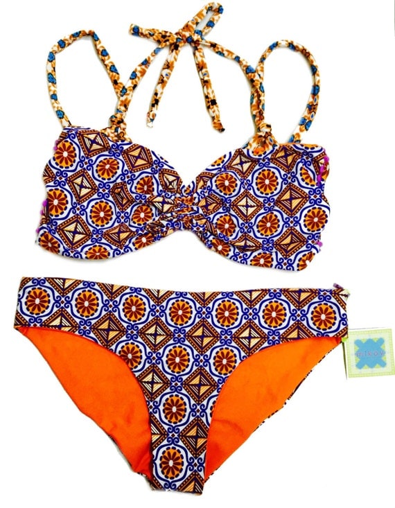 Printed Heart Shaped Bikini 2016 Swimwear by MikoySeaCollections