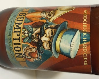 Items similar to Recycled Beer Bottle Handmade Candle on Etsy