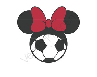Soccer minnie mouse | Etsy