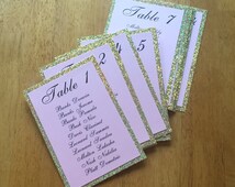 Unique table assignment related items | Etsy