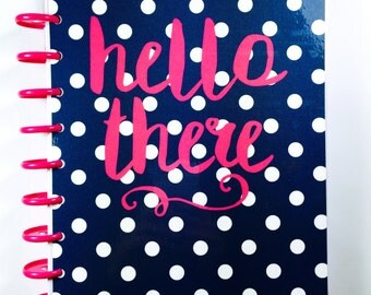 Polka dot planner | Etsy