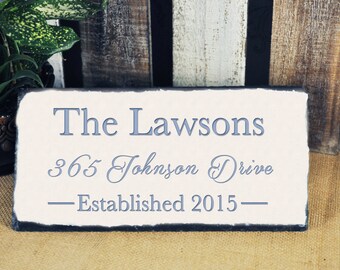 Home Address Sign Personalized House Number by SassySquirrelink