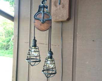 Pulley light | Etsy
