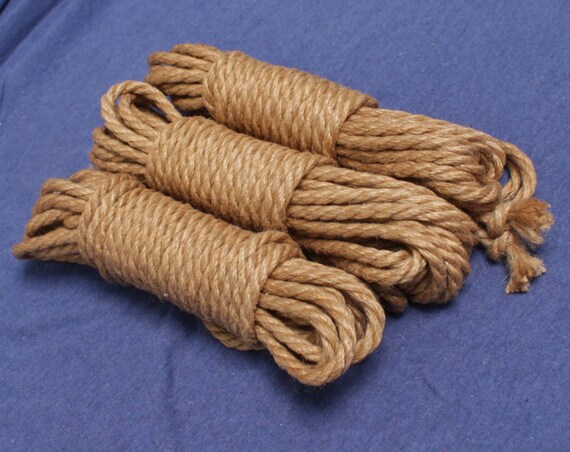 5mm Starter Kit: Jute Bondage Rope for by TheRopeGeek on Etsy