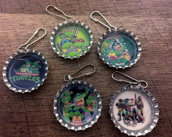 Turtle bottle cap | Etsy