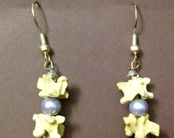 Items similar to Vertebrae Earrings By L.S.D on Etsy