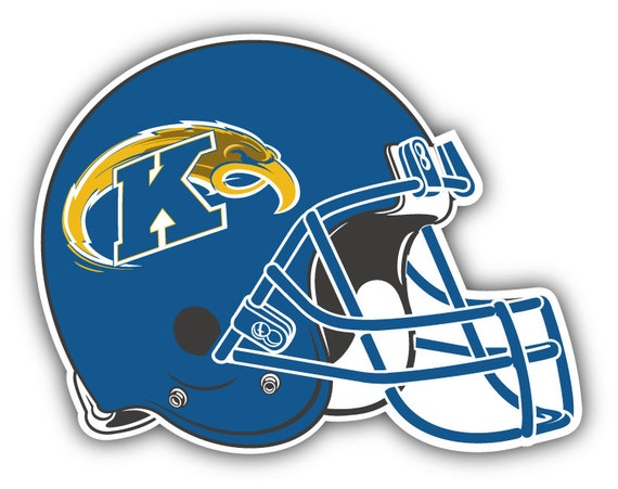 Kent State Golden Flashes NCAA USA Helmet Logo College by slonotop