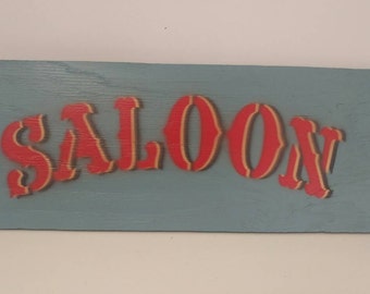 Saloon letters | Etsy