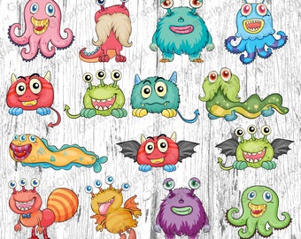 Alien clipart | Etsy