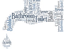Unique bathroom word art related items | Etsy