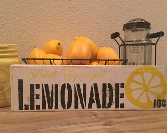 Lemonade sign | Etsy
