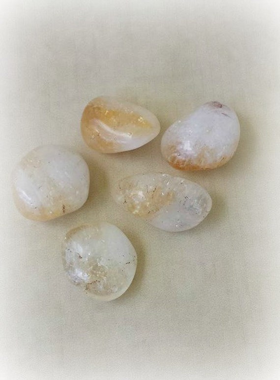 Citrine Crystals Citrine Tumbled Stones Healing Crystals