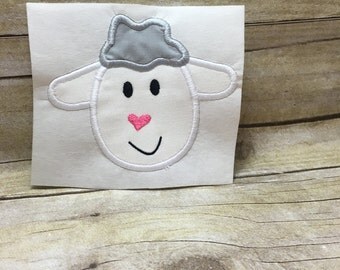 Crochet applique pattern crochet sheep pattern crochet sheep