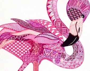 Zentangle animal art | Etsy