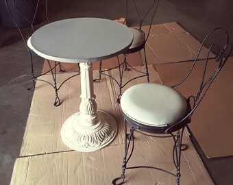 Wrought iron chairs | Etsy