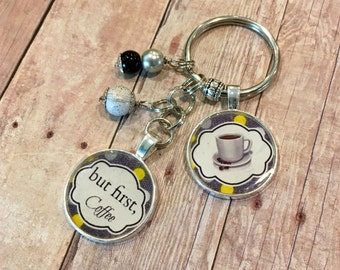 Coffee keychain | Etsy