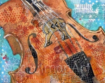 Cello art print | Etsy