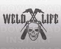 Unique welder skull svg related items | Etsy