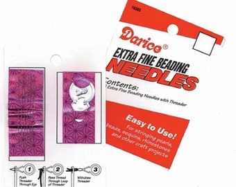 Miyuki Extra Fine Beading Needles with Threader 43367 Needle