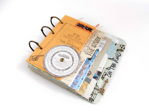 Road Trip Mini Journal/ Album/ Memory Book by TCWitchcraftFactory