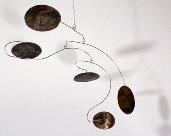 Items similar to Mobile for Small Spaces - Copper Rain Drop - US ...