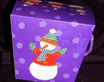 Snowman box | Etsy