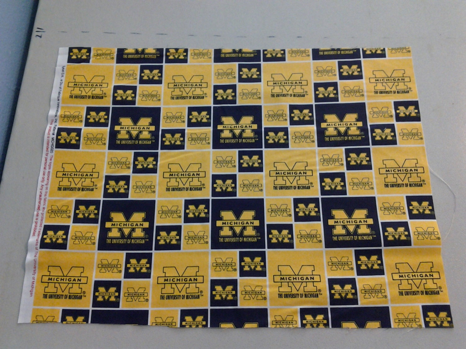 University of Michigan Wolverine Fabric 245145 by pillowman1