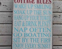 Popular items for cottage rules on Etsy