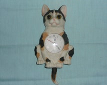 Popular items for cat clock on Etsy