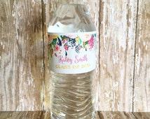 Unique graduation water bottle label related items | Etsy
