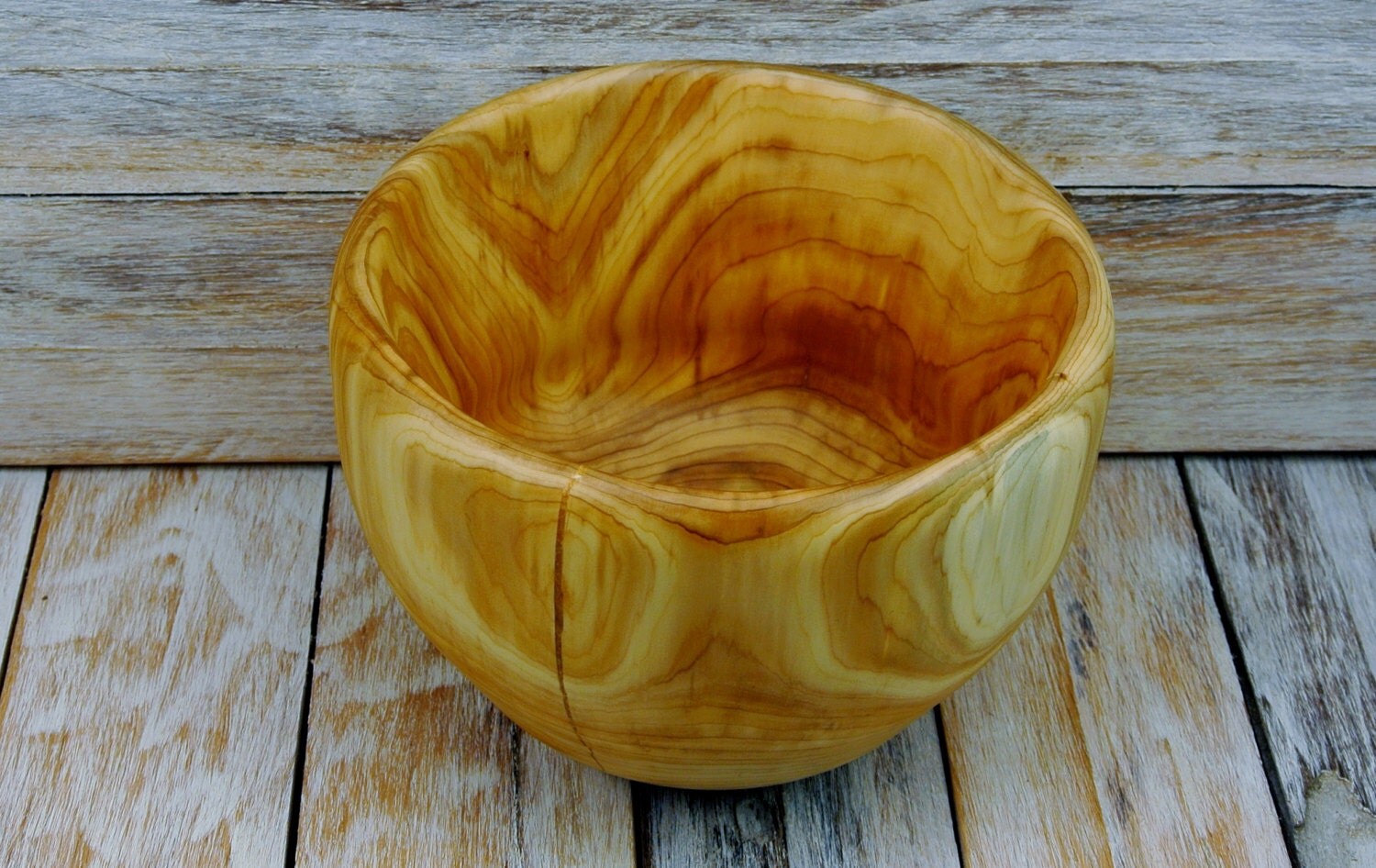 Wooden Centerpiece Bowl - Cedar Log Bowl - Log Bowl - Rustic Bowl ...