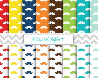 Cute Digital Illustrations and Patterns by KlouiseDigiArt on Etsy