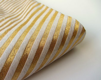 Striped silk fabric | Etsy