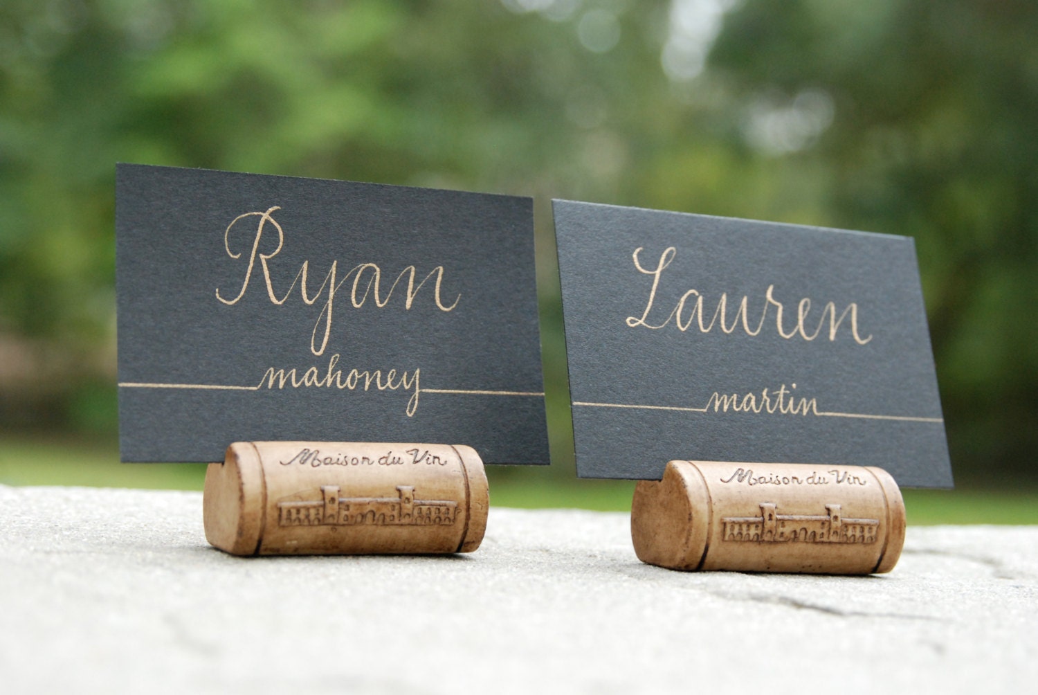 Custom Wedding & Event Name Card / by SouthernCalligraphy on Etsy