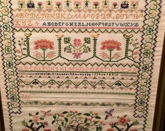 Colonial samplers | Etsy