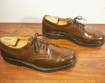 Vintage Freeman Shoes For Men Brown Leather Men's by Tyjahn