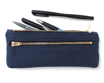 Blue pencil case | Etsy