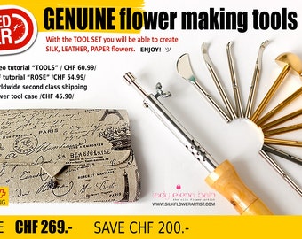 Video & PDF tutorials tools & custom by THESILKFLOWERARTIST