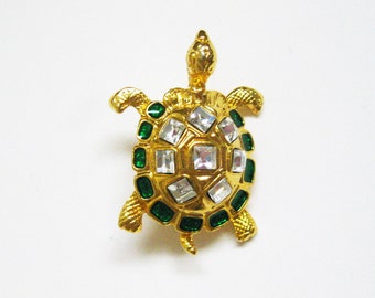 Vintage turtle pin | Etsy