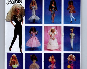 Barbie clothes pattern | Etsy