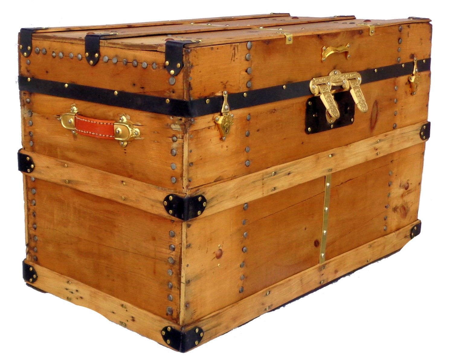 C 1880 Standard Packing Trunk by RandallBarbera on Etsy